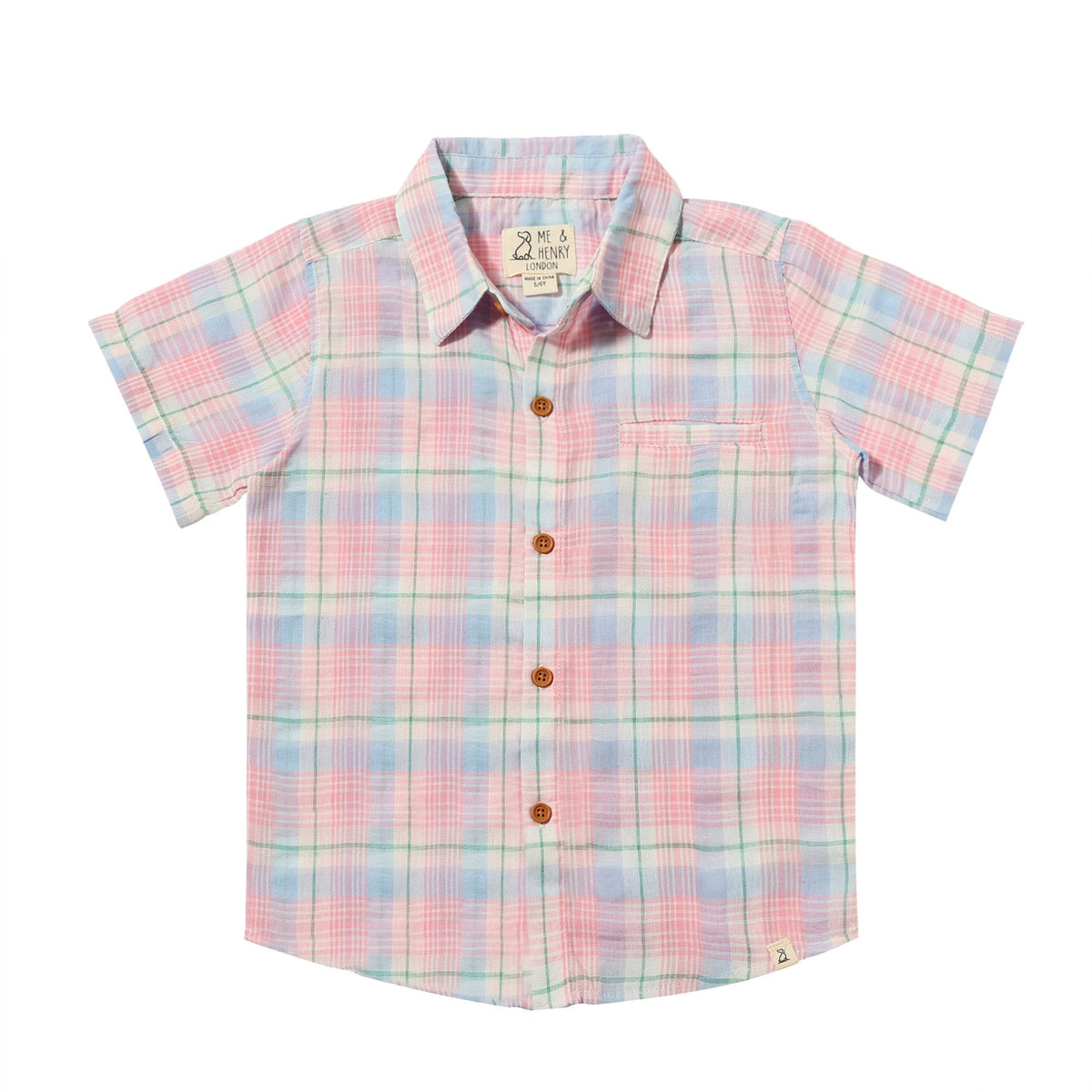 Newport Shirt - Blue/Pink Plaid — Collins & Conley