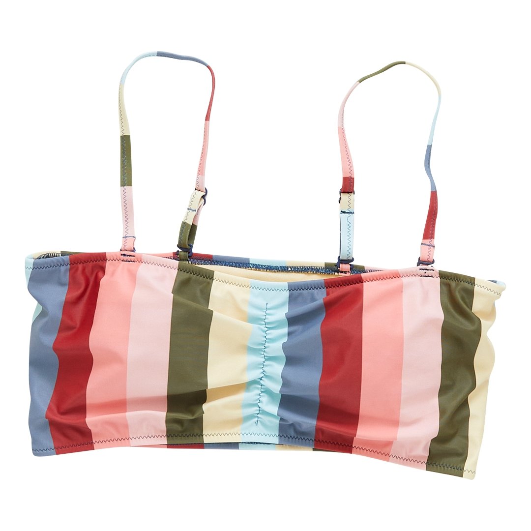 Swim Top - Multi Wide Stripe — Collins & Conley